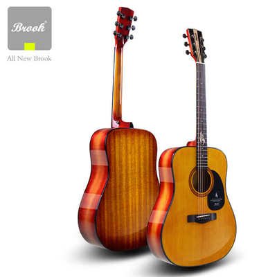 Brook乐手时代.布鲁克吉他S25 V12民谣面单板36/41寸初学者木吉他