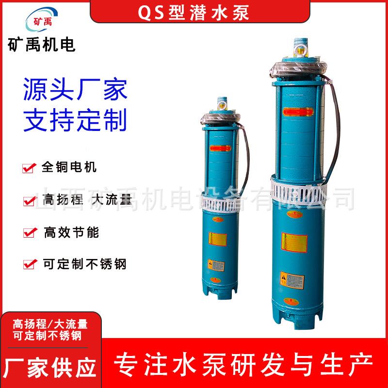QS型充水湿式潜水电泵 喷泉专用水泵 农田排灌泵 喷灌泵