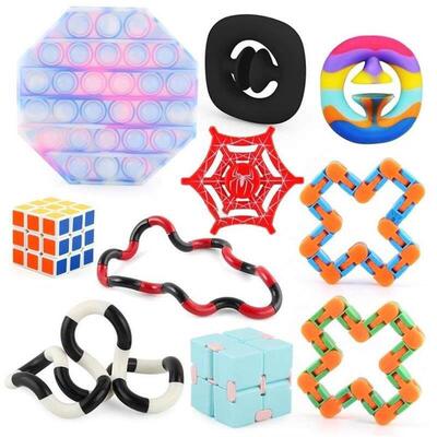Anti Stress Fidget Toys Finger Figet Spiner Popit Pop It1