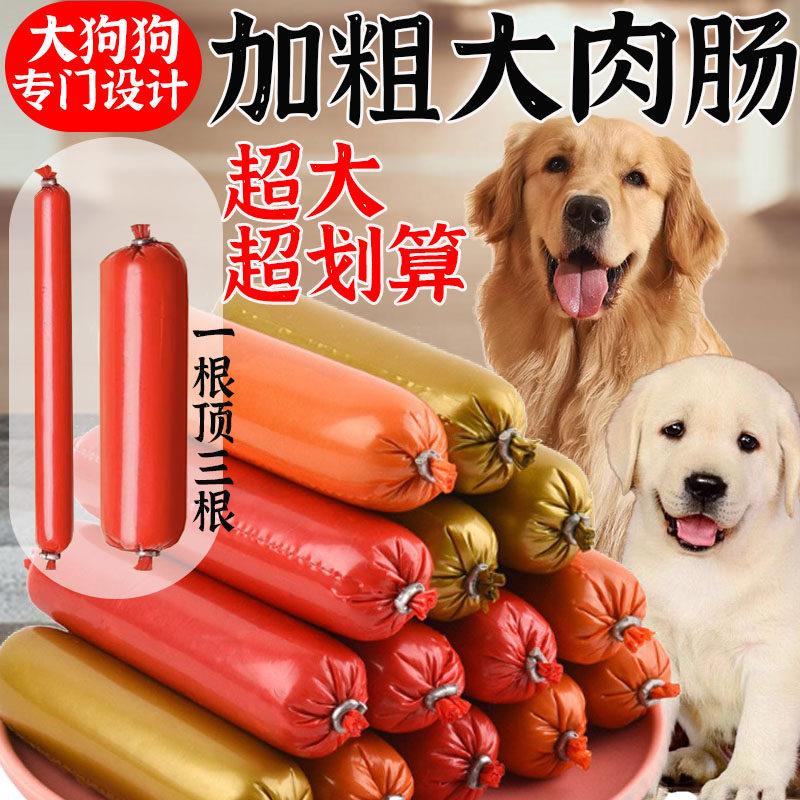 狗狗零食加粗大火腿肠整箱金毛拉布拉多训练奖励宠物幼犬香肠