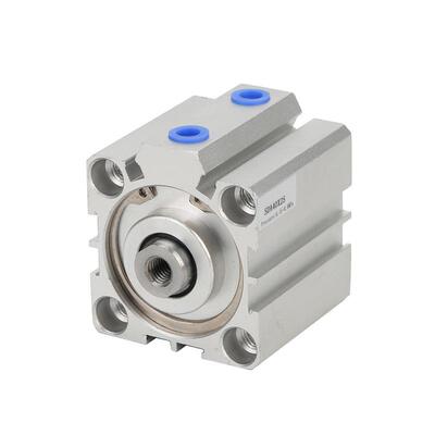 型薄型气缸SDA50X40大缸径SDAJ63X25X15SB双出可调薄型气缸
