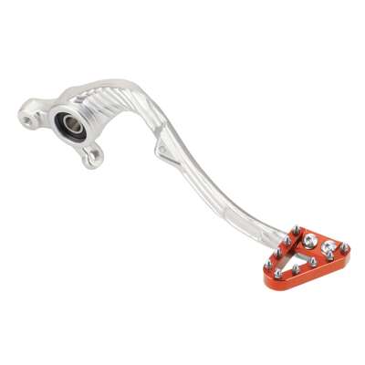 KTM 24款EXC250/300无绳刹车踏板（银白色杆橙头）