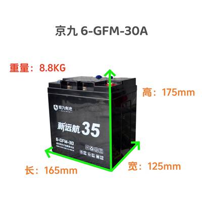京九 6-GFM-30 12V30AH 中力大金刚电动叉车电池电瓶广东
