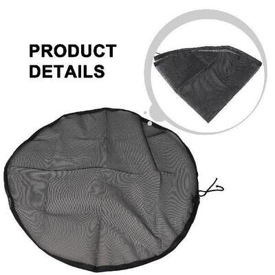 Rain Bucket Net With Cord For Smaller Diameter Rain Bucket