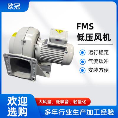 现货FMS低压风机烟台厂家供应漩涡气泵工业散热鼓风机设备