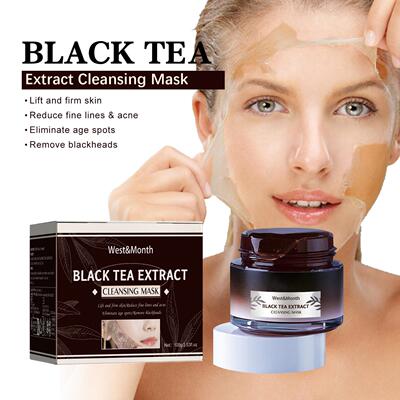 West&Month Black Tea Mask - A cleansing mask that refines po
