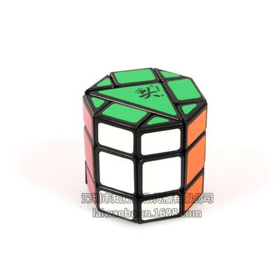 【大雁 百慕大三角 圆柱魔方 黑色】Burmuda Cube 黑底柱形魔方