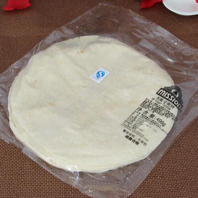 Tortilla麦西恩8寸6寸10寸12寸面饼 薄饼皮墨西哥鸡肉卷12张496g