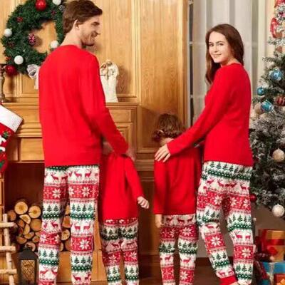 Merry Christmas pajamas family set Xmas Couples pyjamas