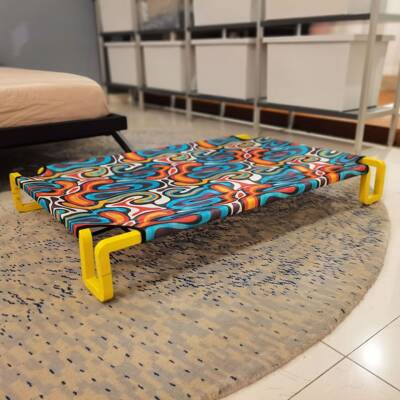 狗窝四季通狗狗用物行军床可型拆洗中大型犬宠床离地XJC401防潮猫
