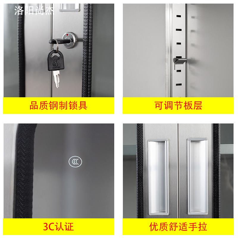 消防柜304不锈钢微型消防站灭火箱应急物资柜展示柜201工地工具柜