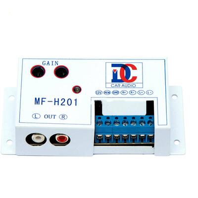 厂家直销汽车高转低 低音炮高频转低频DC 实用音频转换器MF-H201
