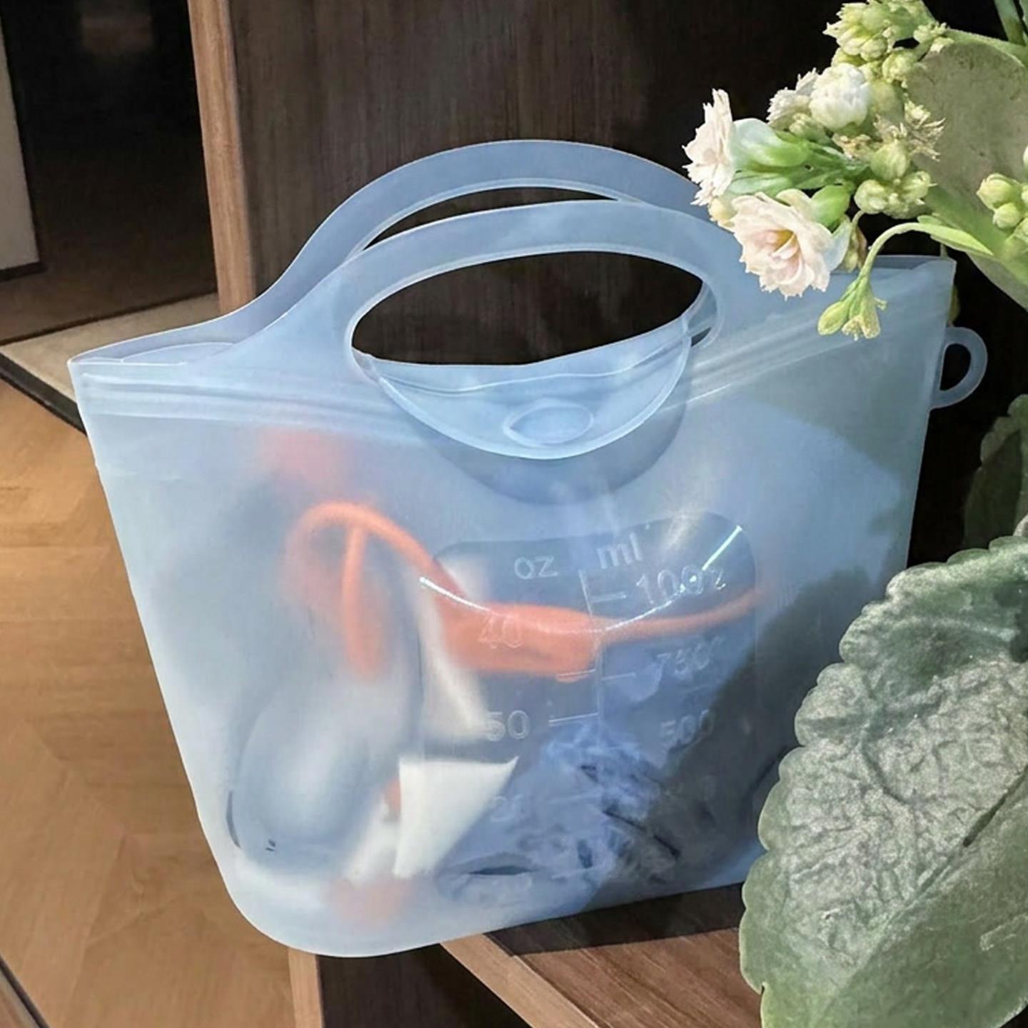 矽胶洗澡提篮学生宿舍洗漱用品收纳篮防水大容量浴室澡堂手提浴筐