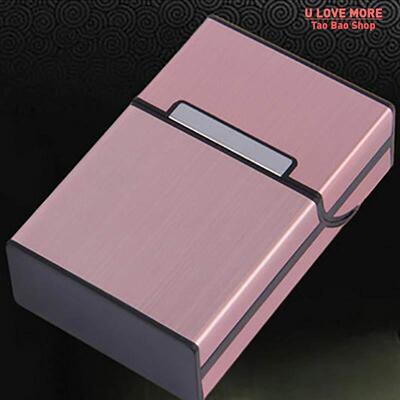 1PC Smoking Cigarettes Aluminum Cigarette Case Cigar Tobacco