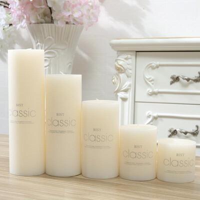 Classic象牙圆柱蜡烛蜡烛蜡片
