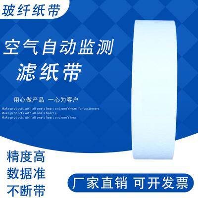 玻璃纤维PM10PM2.5颗粒物扬尘带纸空气自EZR动/监测滤带膜过滤器