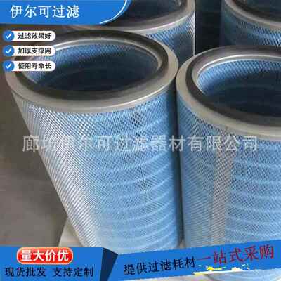燃滤芯01滤6142尘ZSJ阻燃滤筒25x660工业除尘油雾过阻燃粉阻滤筒