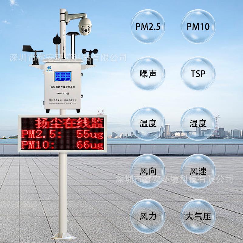 tp扬尘噪声监测系统工地5噪音PMs2.工业粉尘在线环境测仪智检能