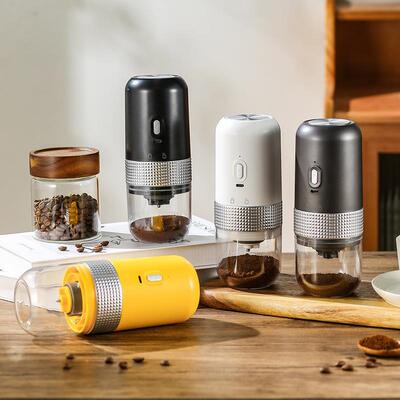 electric coffee grinder 电动咖啡磨豆机手磨充电可携式意式研磨