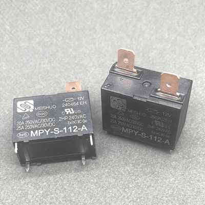 全新美硕 MPY-S-112-A 25A250VAC/30VDC 大功率 空调热水器用 12V