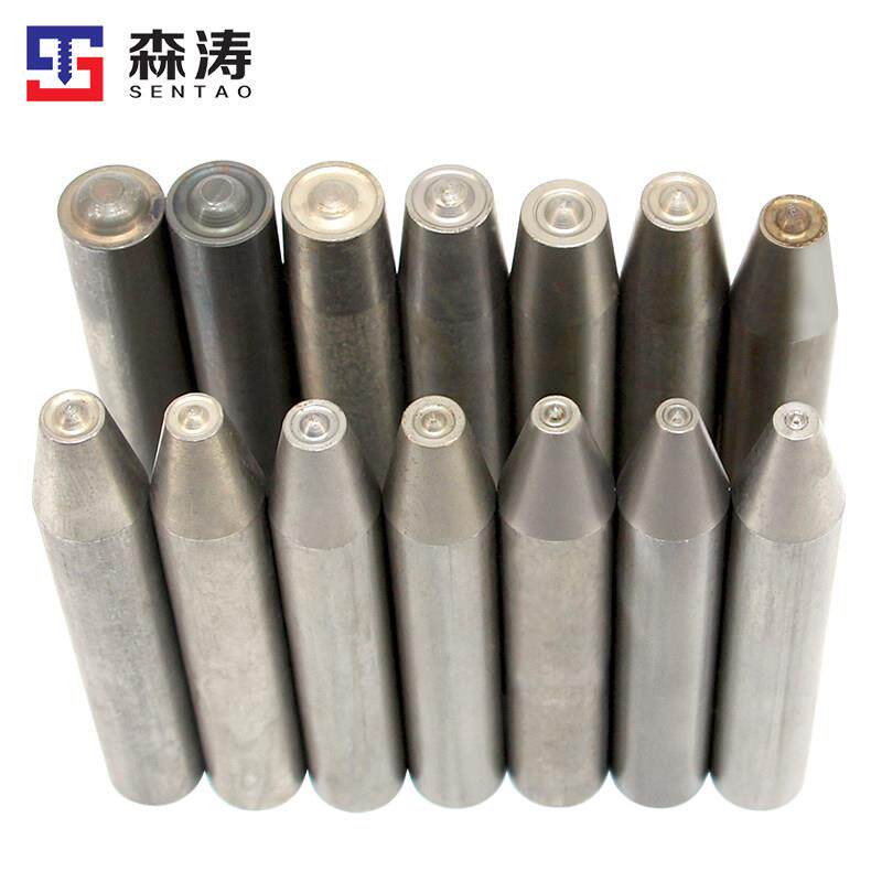 铆钉卷边冲头卷边模具半空心铆钉开 口磨具固定模1.5234567810冲