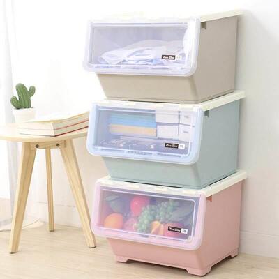 The slanted clamping bin can be thickened and stacked with a