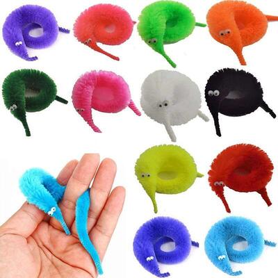 10/20Pcs Funny Gifts for Children Fuzzy Worm Magic Caterpill