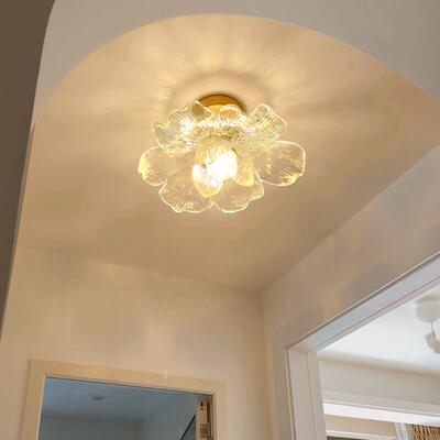 法式覆古花瓣走道灯走廊阳台灯楼梯衣帽间入户玄关吸顶灯具casagd