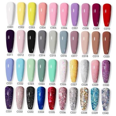 Gel Nail Polish 40 Colors Semi Permanent Manicure Nail Art