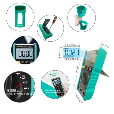 小灵巧108B真有效值平均值NCV方波输出6000位自动量程数字万用表