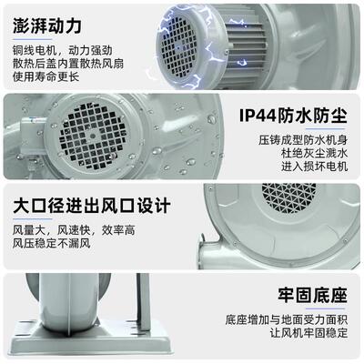 风机25W550离0心式中压风机炉灶炉工业鼓风机FMD锅220vW380V
