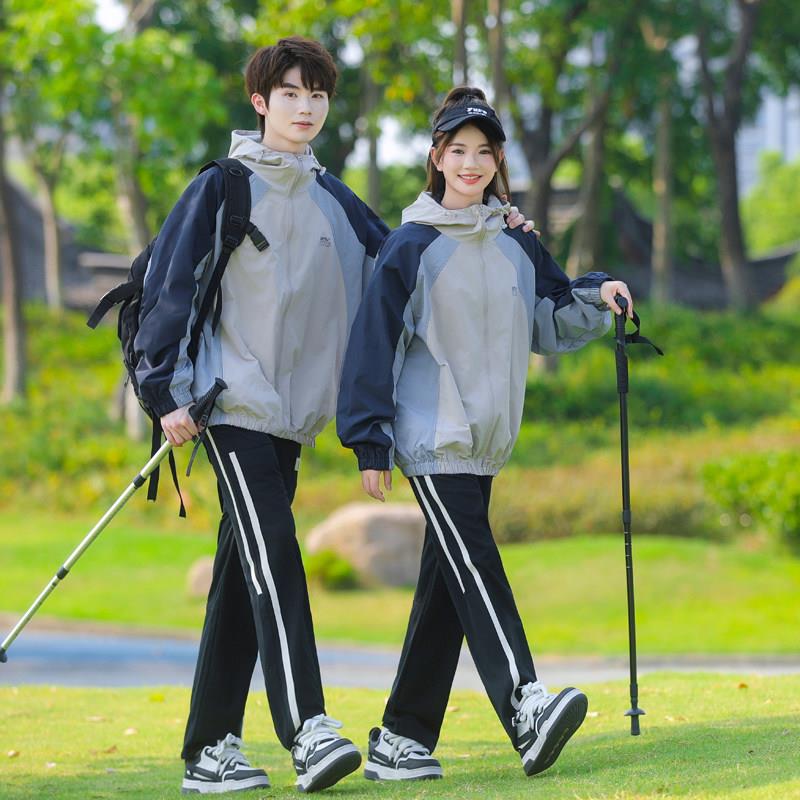 班服初中生三件套春季风衣外套学院风运动会开幕式服装高中生校服