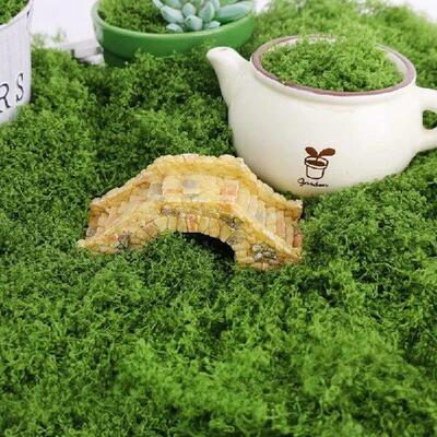 500/30g Artificial Green Plants Moss Life Grass Landscape