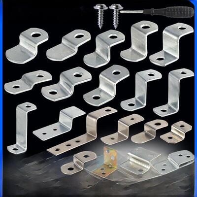 相框背板连接片家具加固梯形角码Z型内外框固定高低压片角马直角