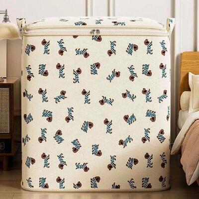 Puppy Quilt Clothes Storage Bag Foldable Waterproof Closet