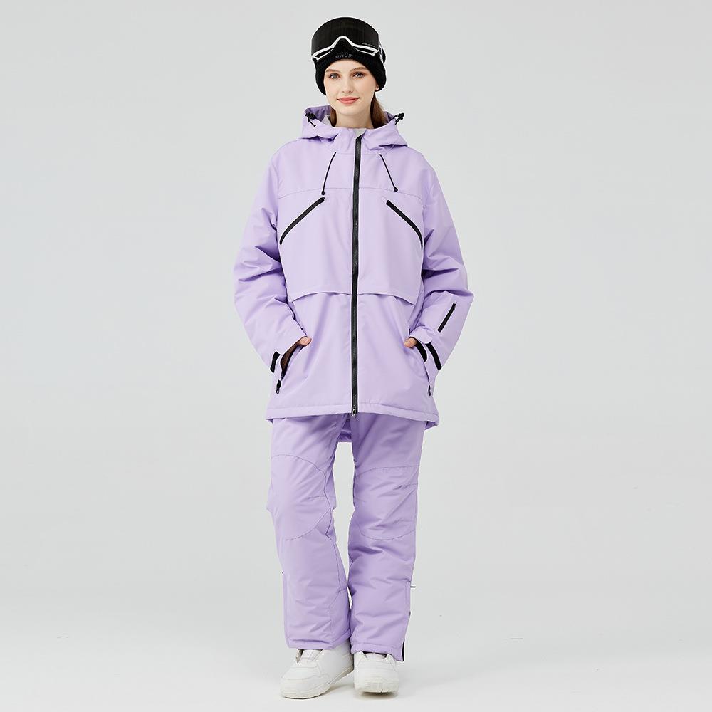 新款滑雪服女男款套装冬季户外滑雪衣裤单板双板滑雪服套装
