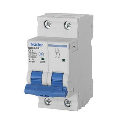 上海良信断路器NDB1-63C型1P2P3P4P小型16A25A32A50Nader空气开关