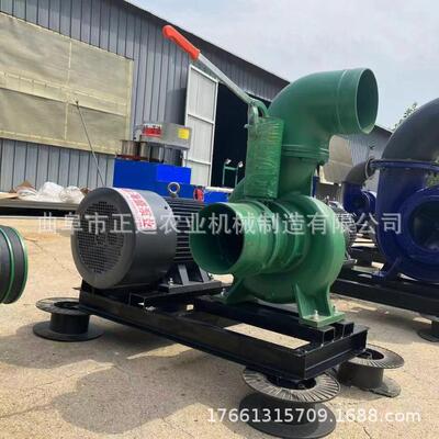 移动方便电机款8寸抽水泵 单杠柴油动力浇灌水泵工程基建排水泵