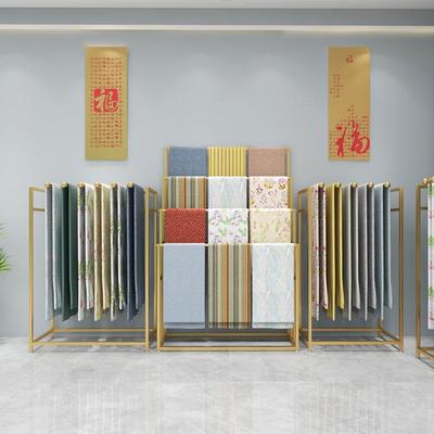 家纺被子展示架夏凉被毛毯展架家纺店货架展示架布料展示架落地式