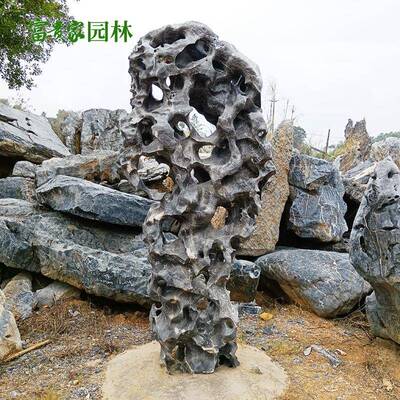 富贵家院园林假山石造江门造型太湖石庭款多样00301别墅景式置石