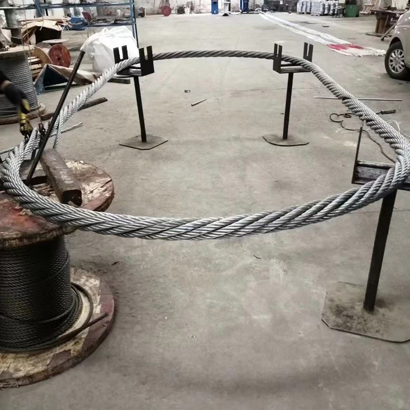 钢型丝绳吊索具具钢绳软无O起圈定重工具钢丝绳吊不2锈钢丝