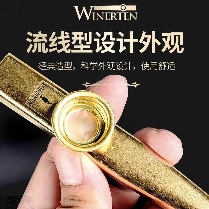 正品高吉端不纯铜卡祖笛koazo用学的乐器通用他尤克里里伴奏小众