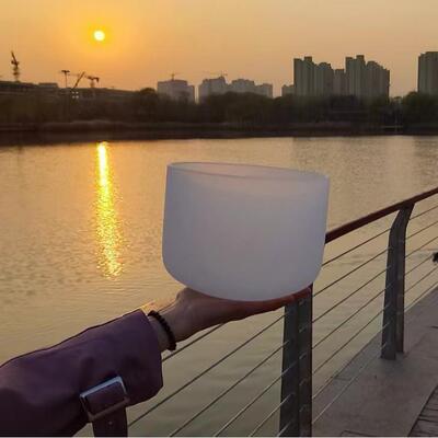 水晶钵440hz，432hz水晶颂钵 尼泊尔冥想颂钵 音乐碗瑜伽禅意