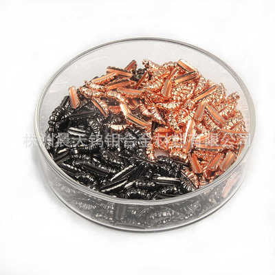 Tungsten shrimp body钨背 钨合金飞蝇钓鱼坠 高比重钨钢钨背