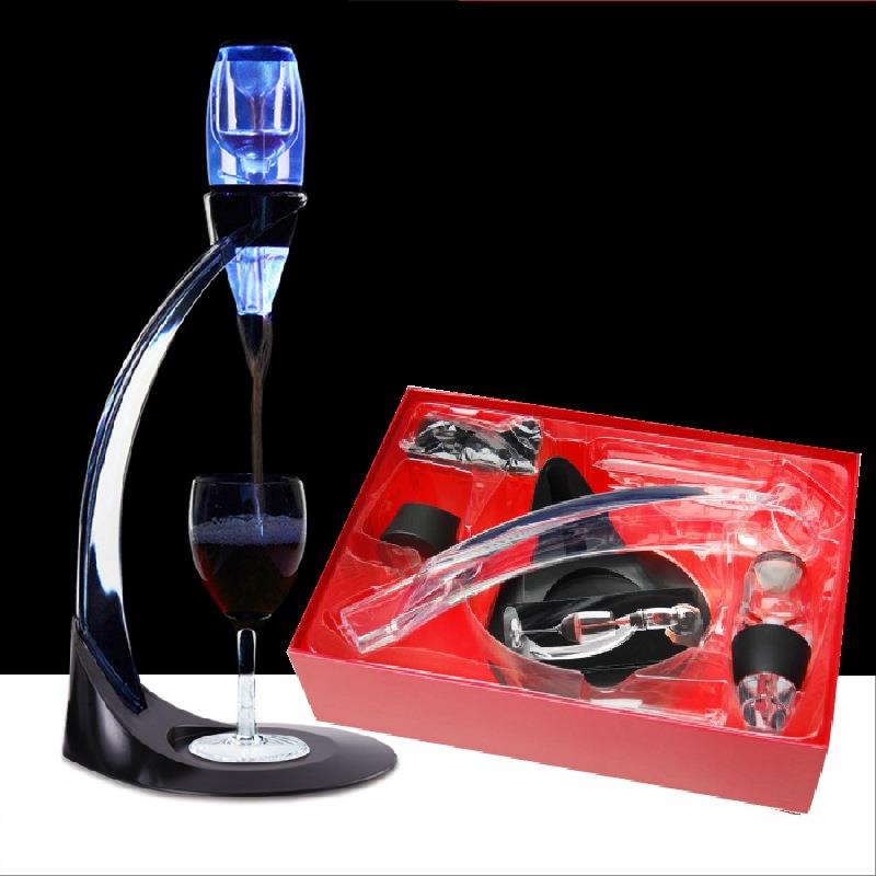 发光型LED红酒魔术醒酒器套装 红酒醒酒器红酒酒具醒酒器套装