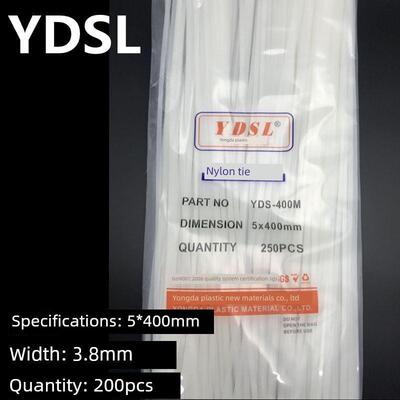尼龙扎带5X400永达尼龙扎带200实宽3.8Mmx长400mm尼龙扎带