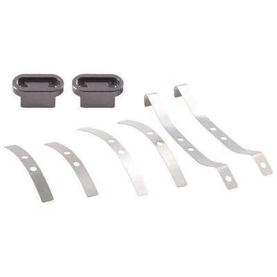 2 Pair Steel Shock Absorber Leaf Springs Suspension for WPL