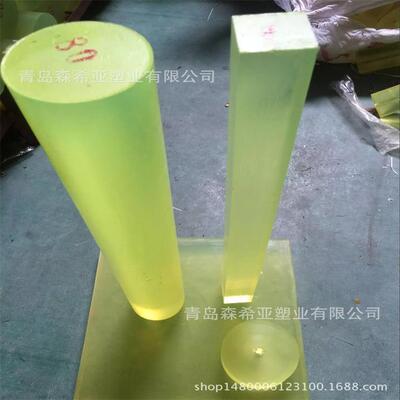 浇筑聚氨酯PU棒直径100mm黄色微透耐油性能优青岛厂家现货