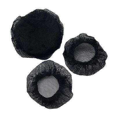 10x Womens Bun Cover Snood Elastic Solid Mesh Hair Net Gym D