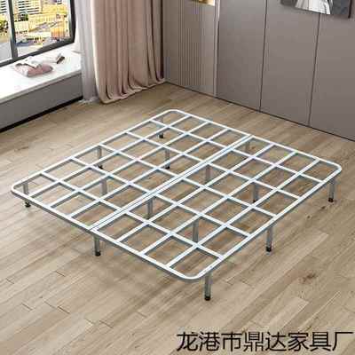 x镀锌管D全钢847骨管排骨架床架1折叠双人床架.8米榻榻米龙架